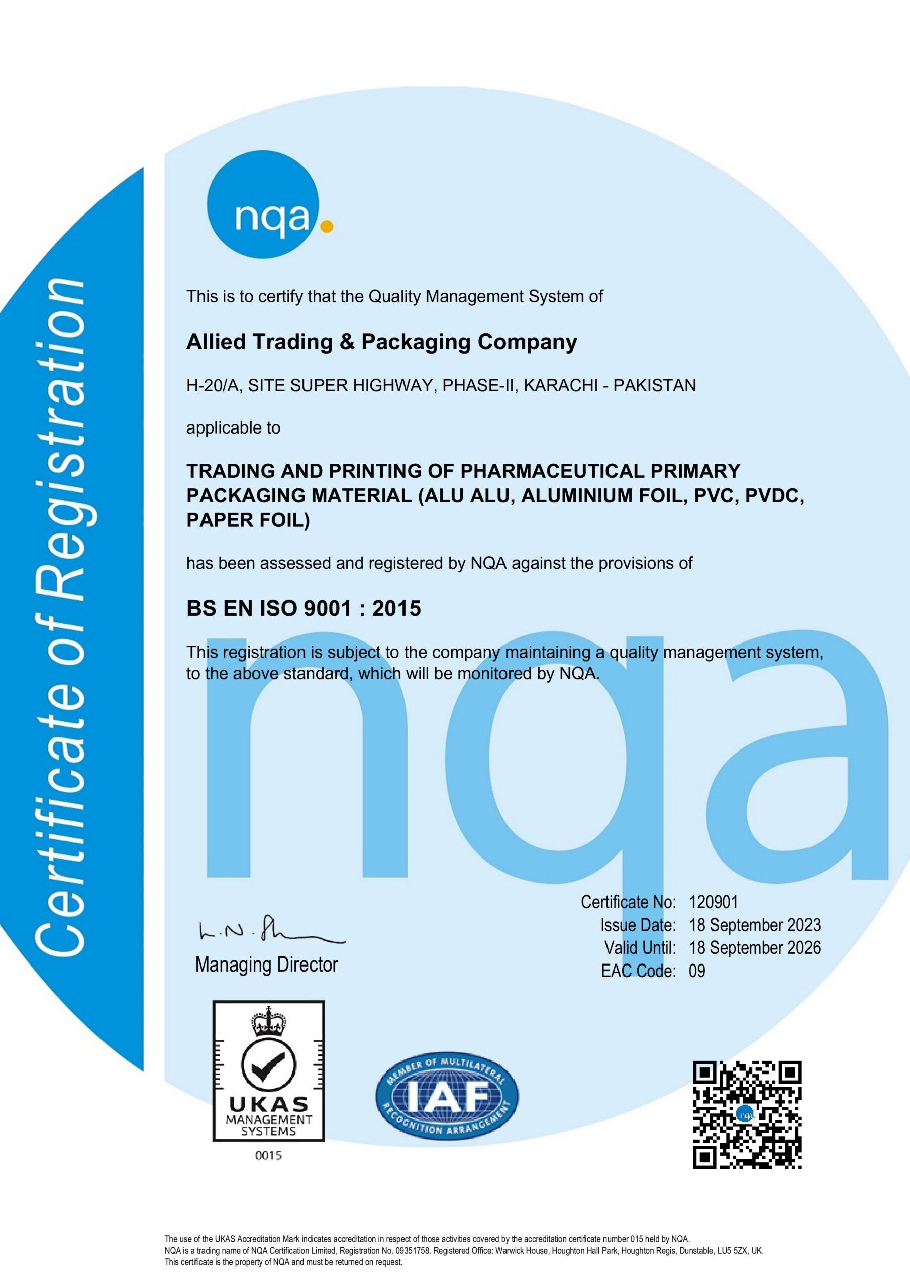 Allied trading & Packaging company